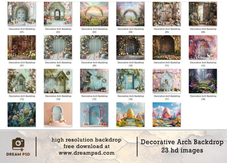 beautiful background for your photographs, Decorative Arch Backdrop